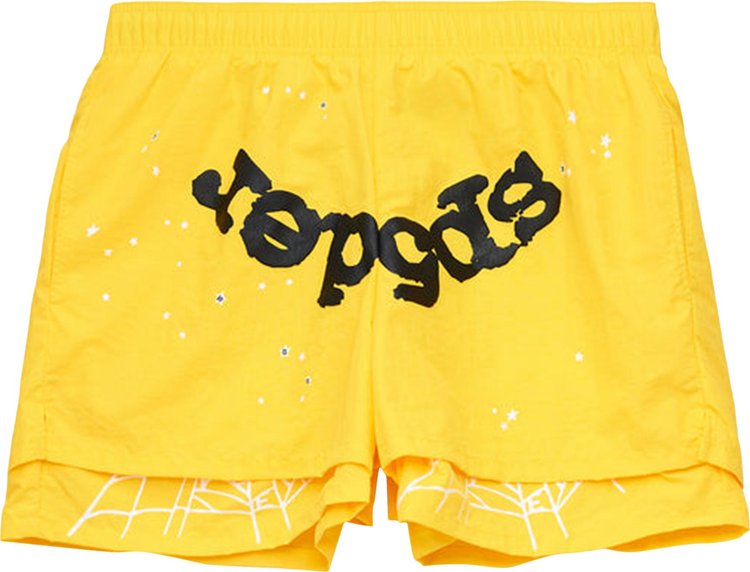 Sp5der Logo Short Yellow – F&G Trends